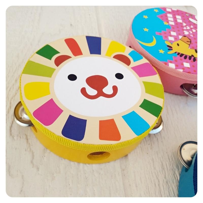 Pandero Didáctico Circular Colores - Celebra Ideas